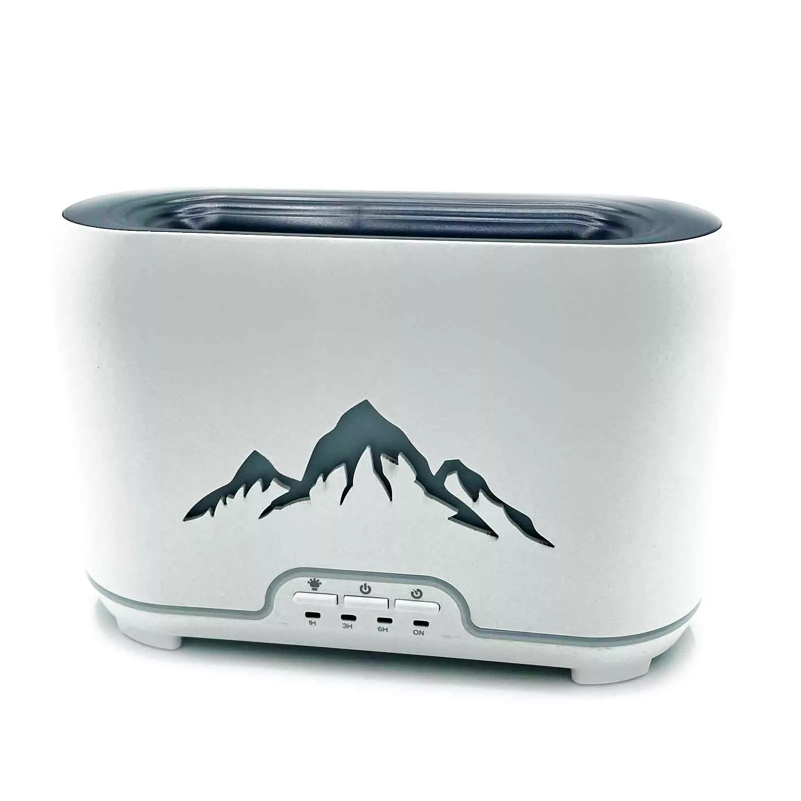 Himalayas Aroma Diffuser - USB-C - Remote control - Flame Effect - Onyx ...